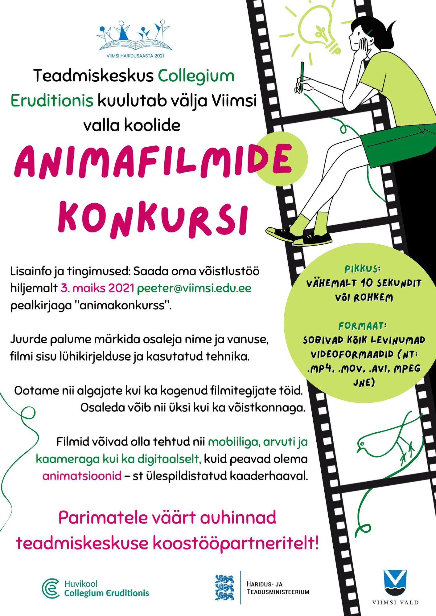 Animafilmide konkurss 2021 – Viimsi kool